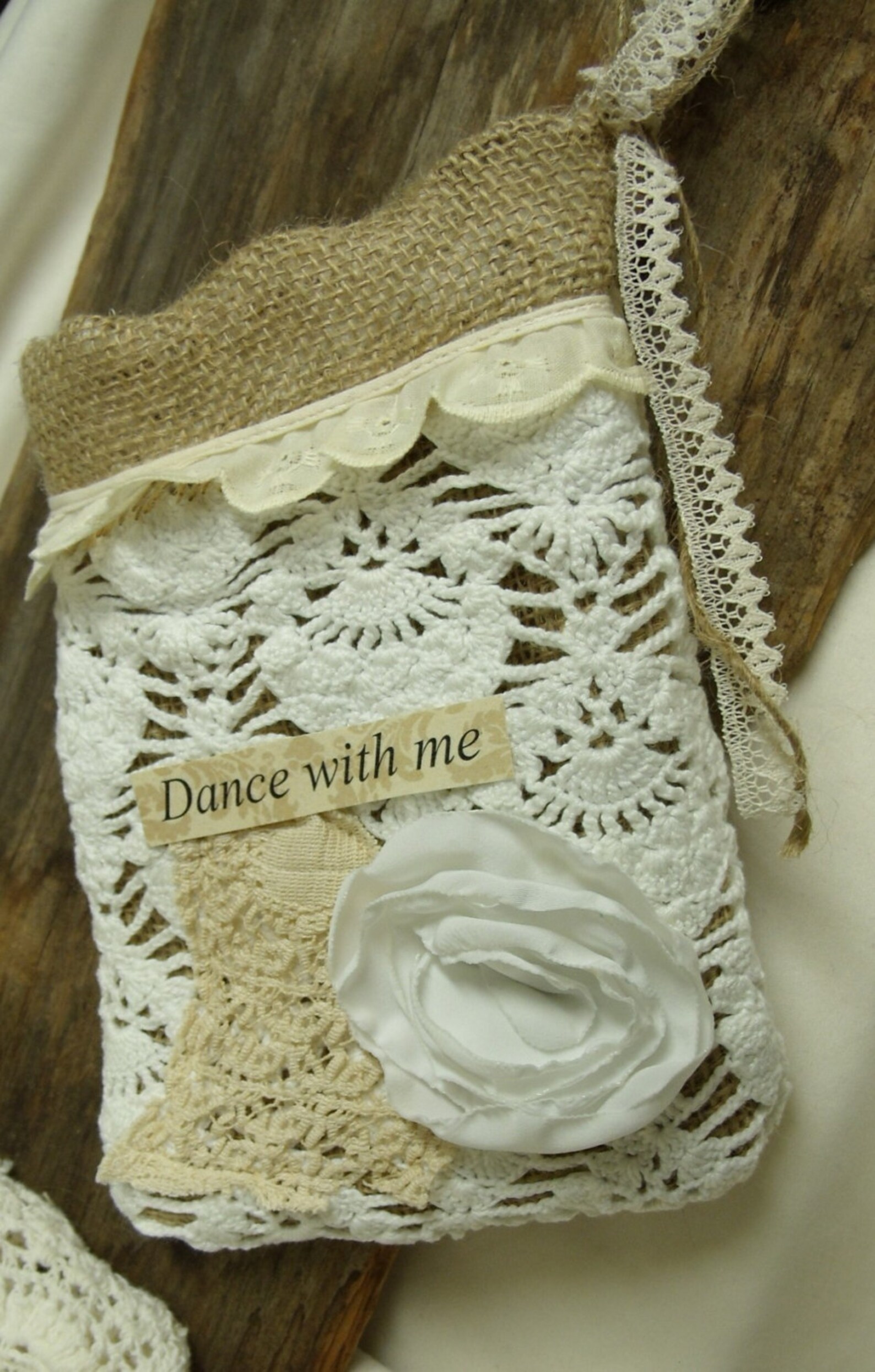 Burlap Dollar Dance Bag dance With Me Country - Etsy