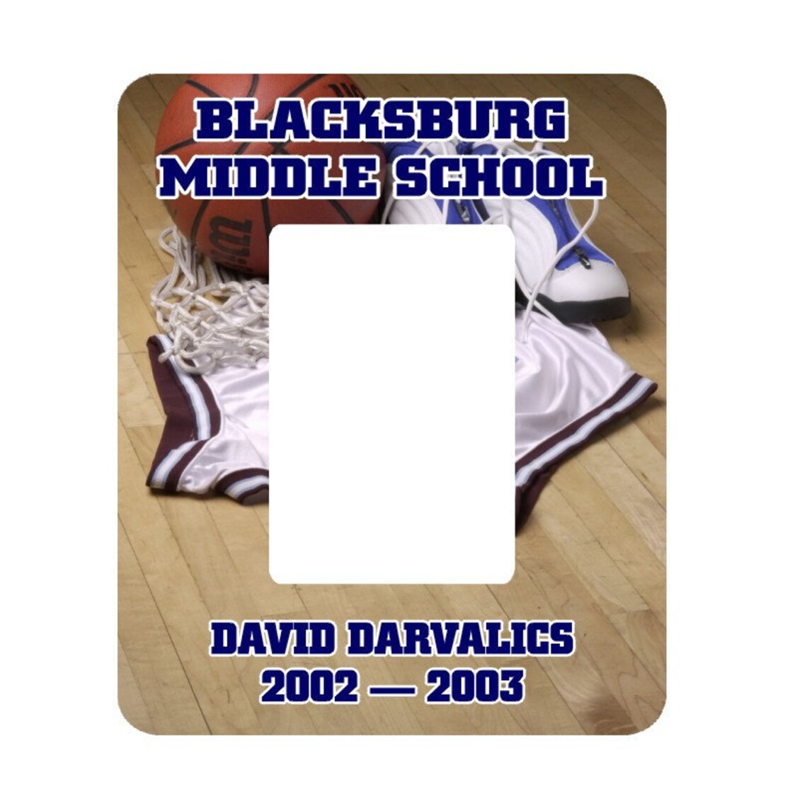 Basketball Photo Frame - Etsy