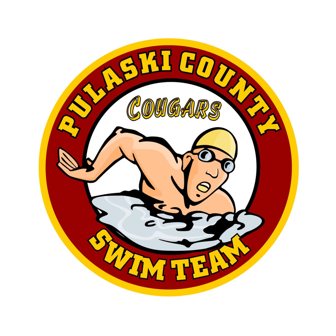 Swim Car Magnet - Swimmer Graphic,, Swim Magnet, Swim Team Magnet, Car ...