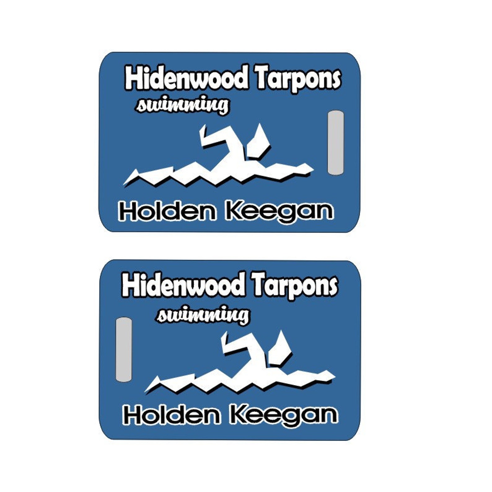 Swimming Luggage Tag Swim Team Swim Bag Tag Swimmer Luggage - Etsy