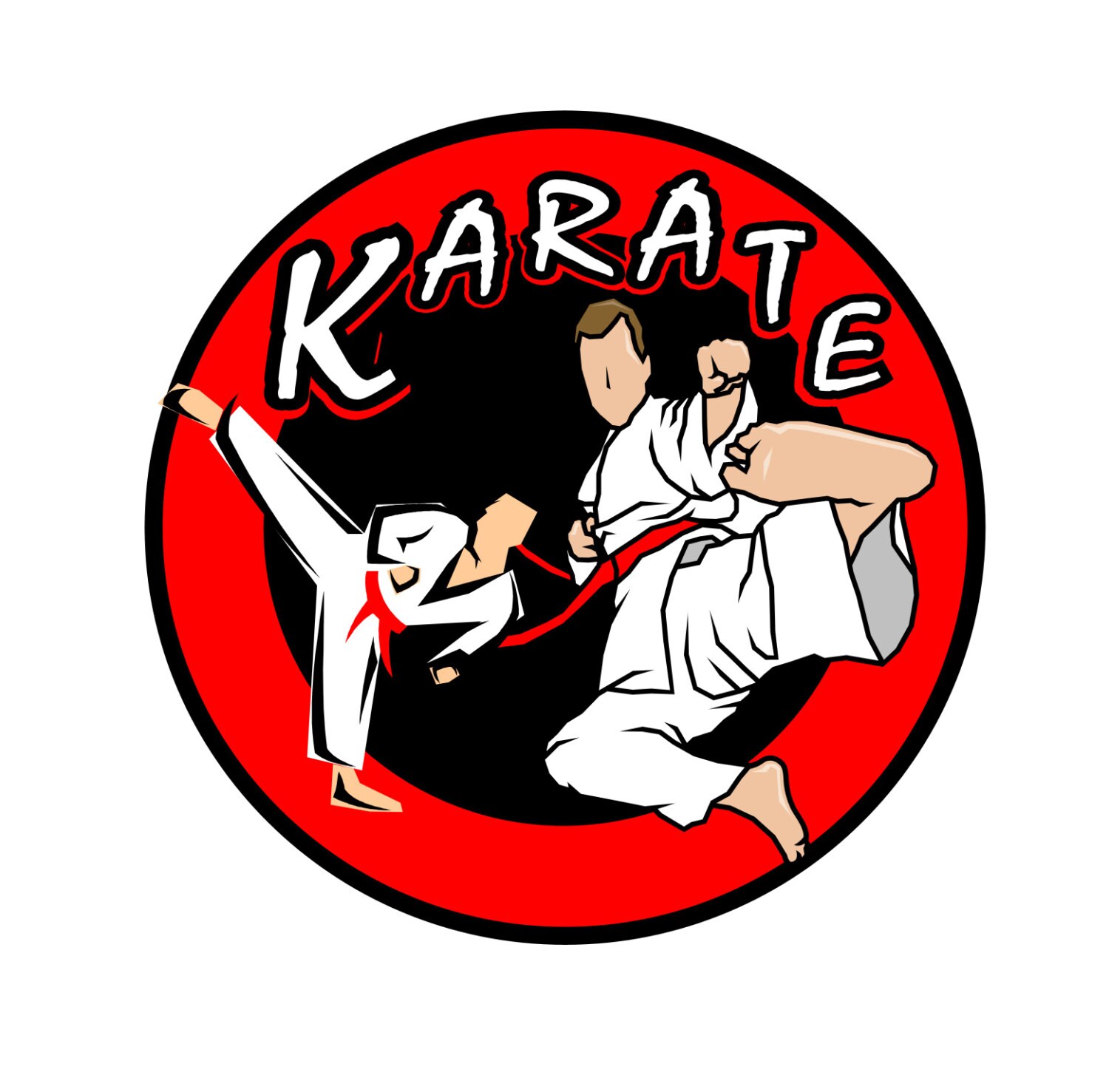 Karate Car Magnet, Karate, Car Magnet, Team Magnet, Custom Magnet ...