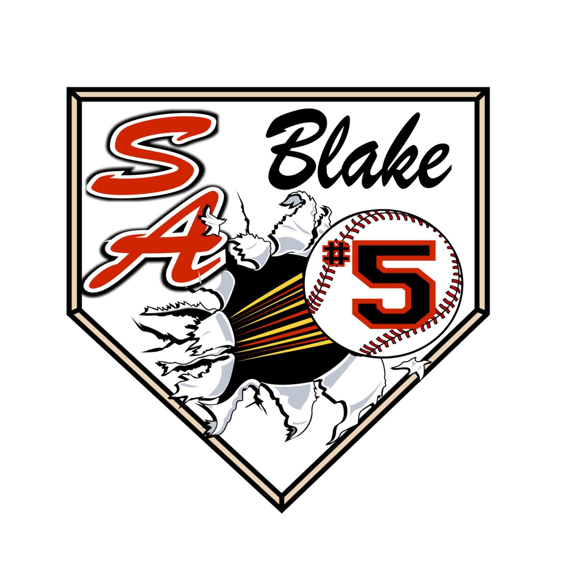 Baseball Diamond Car Magnet, Baseball Magnet, Baseball, Team Magnet ...