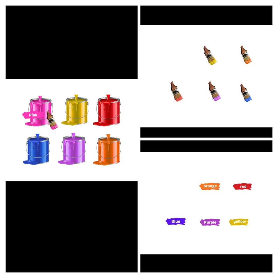 Color Matching Paint Cans Activity: Toddler Preschool Printable ...