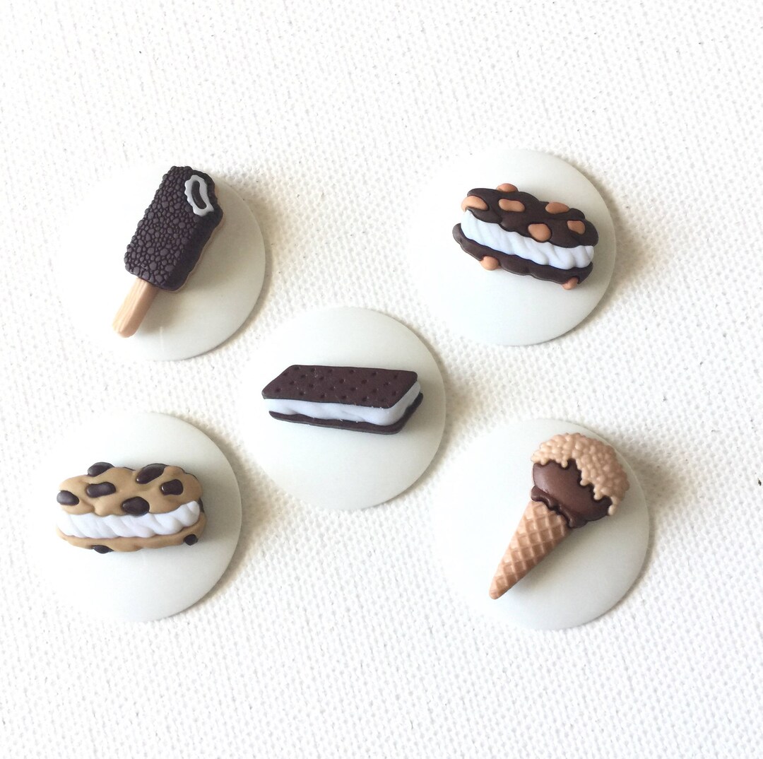 Ice Cream Magnets, Chocolate Ice Cream Magnets, Frozen Treats Magnets ...
