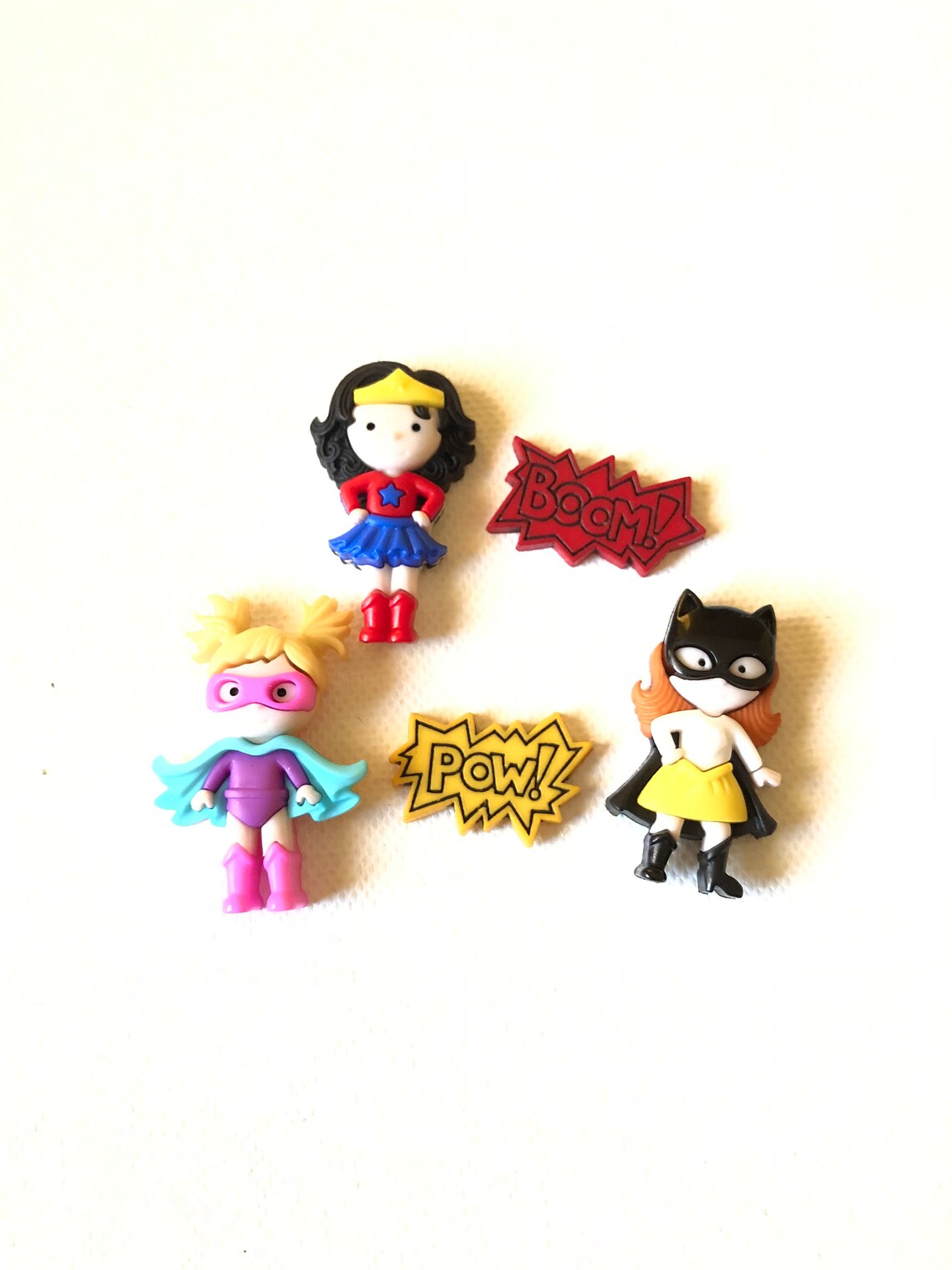 Girl Superhero Magnets Thumbtacks Girls in Costume Magnets | Etsy