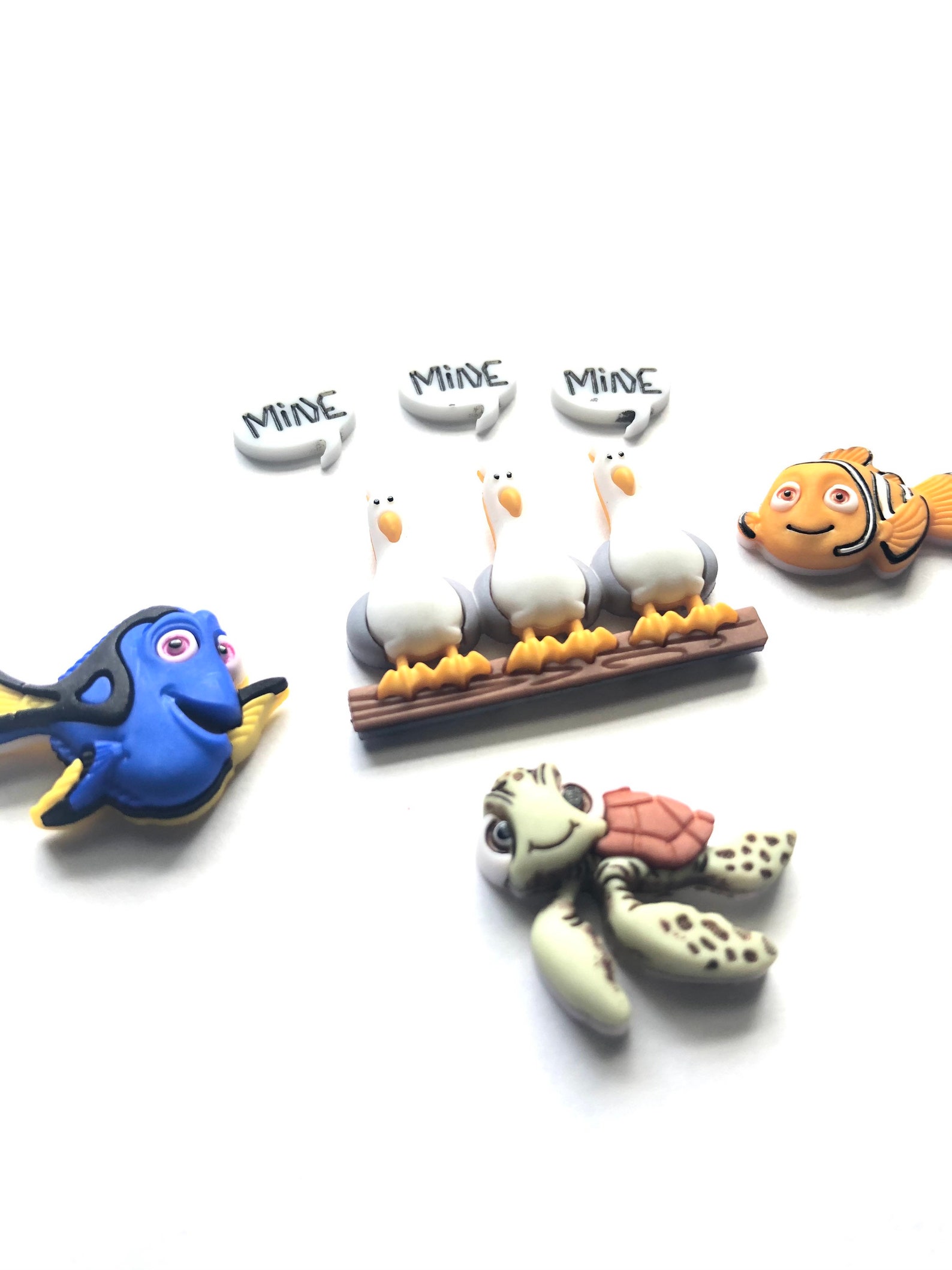 Finding Dory Magnets Finding Nemo Magnets Squirt Magnets | Etsy