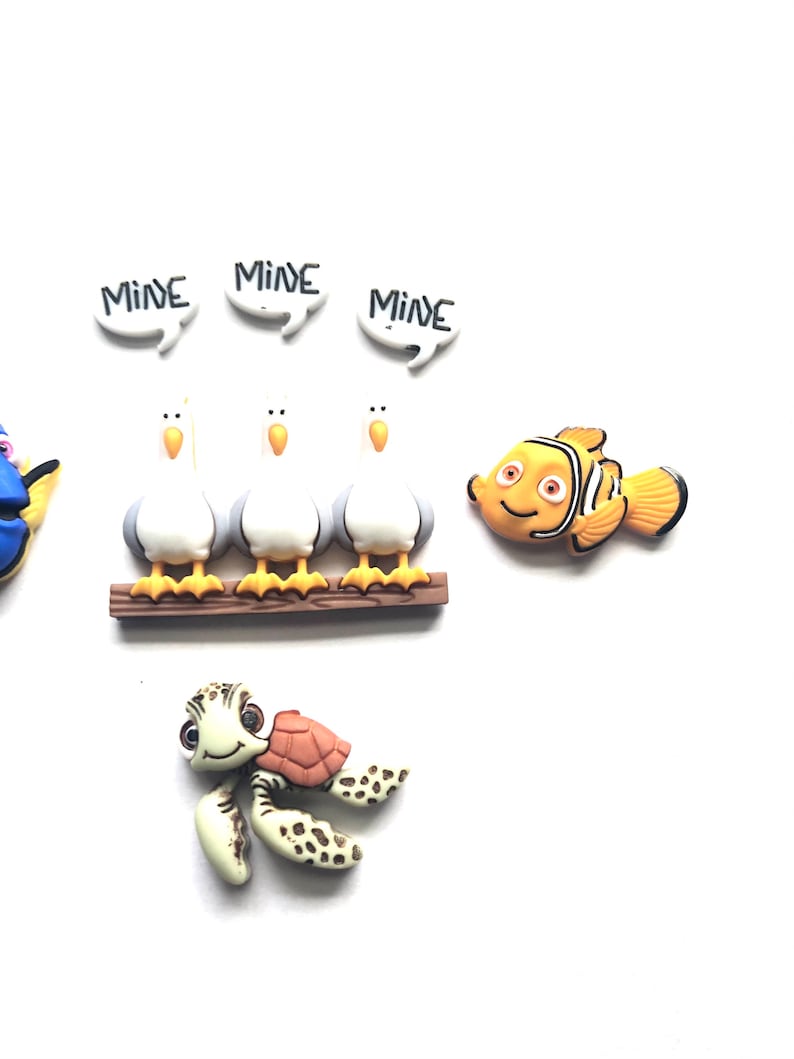 Finding Dory Magnets Finding Nemo Magnets Squirt Magnets | Etsy