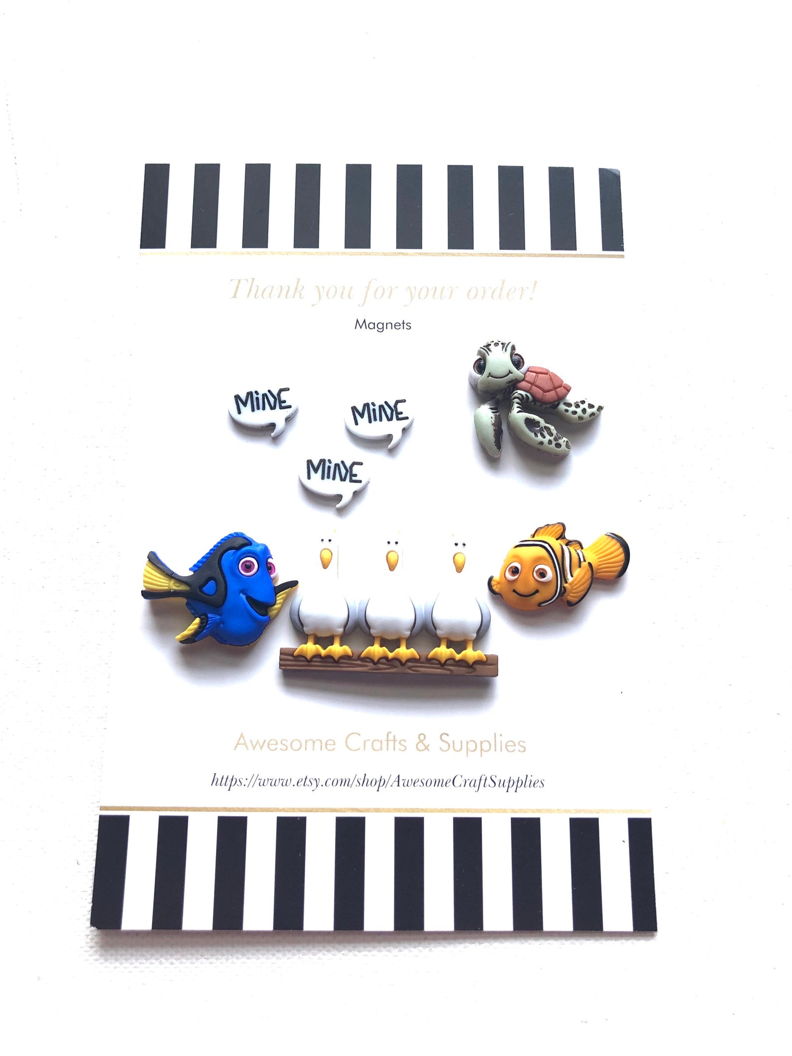 Finding Dory Magnets, Finding Nemo Magnets, Squirt Magnets, Seagulls ...