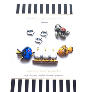 Finding Dory Magnets, Finding Nemo Magnets, Squirt Magnets, Seagulls ...