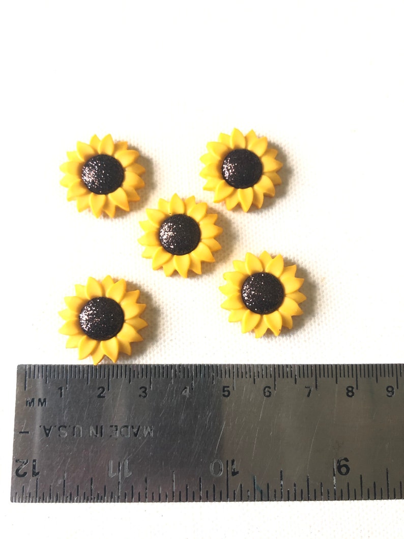 Sunflower Magnets Yellow Sunflower Magnets Garden Flower - Etsy