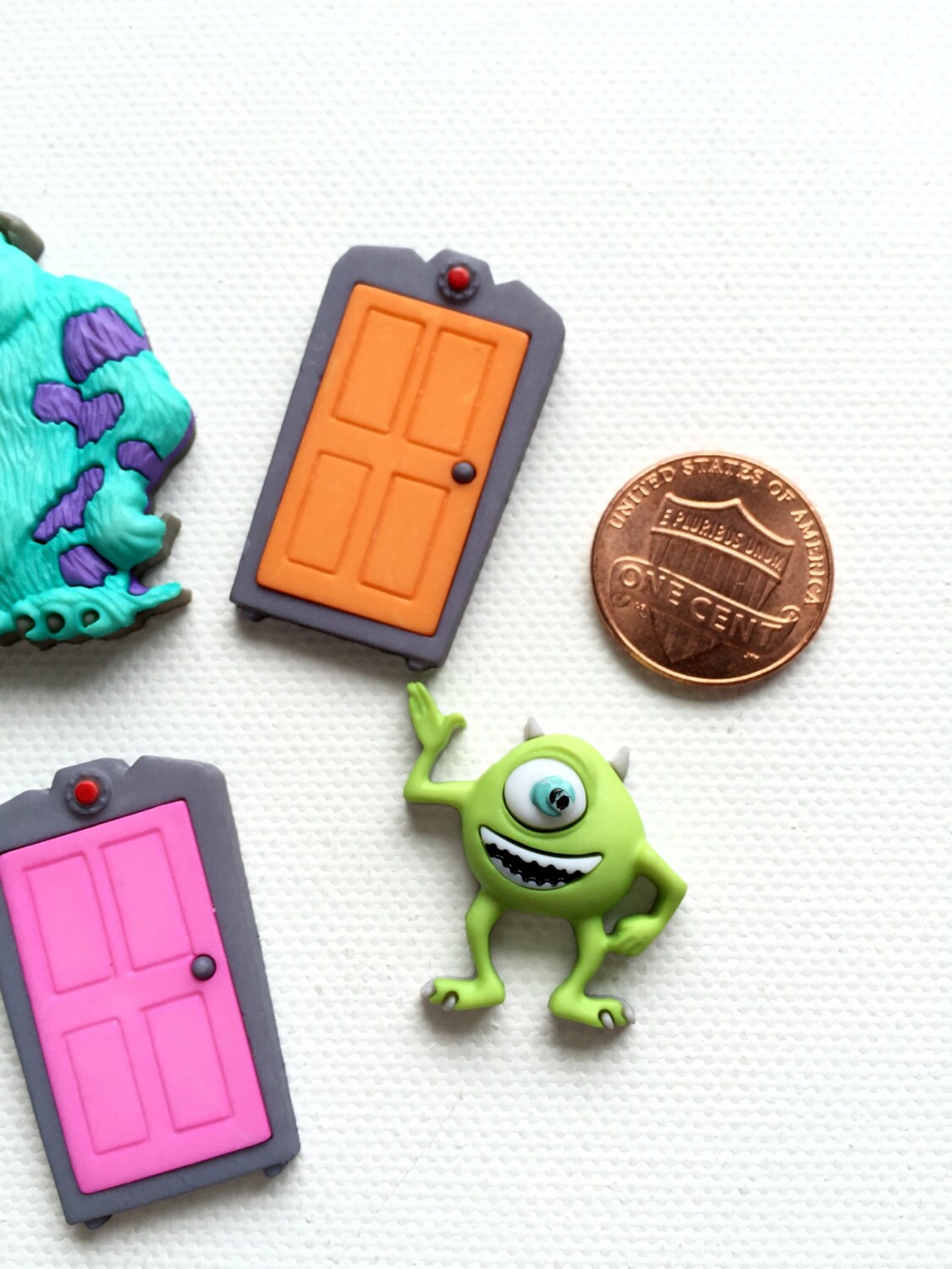 Monsters Inc Magnets Thumbtacks Pushpins Sully Mike Boo | Etsy