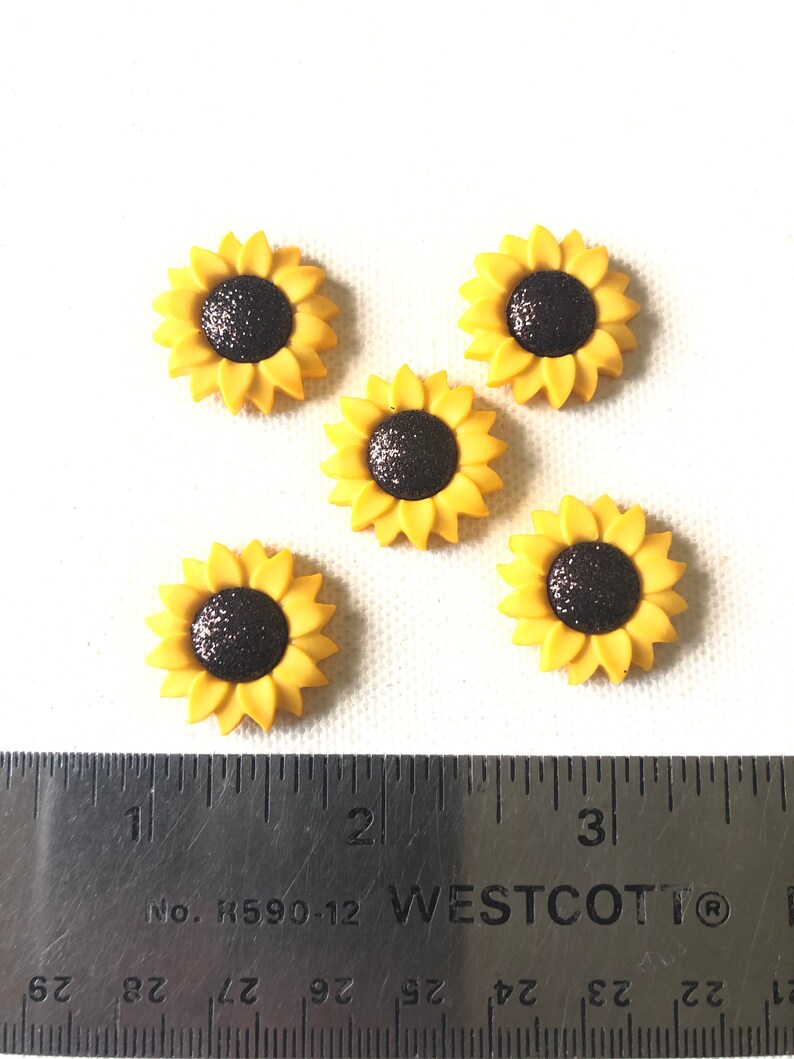 Sunflower Magnets Yellow Sunflower Magnets Garden Flower - Etsy