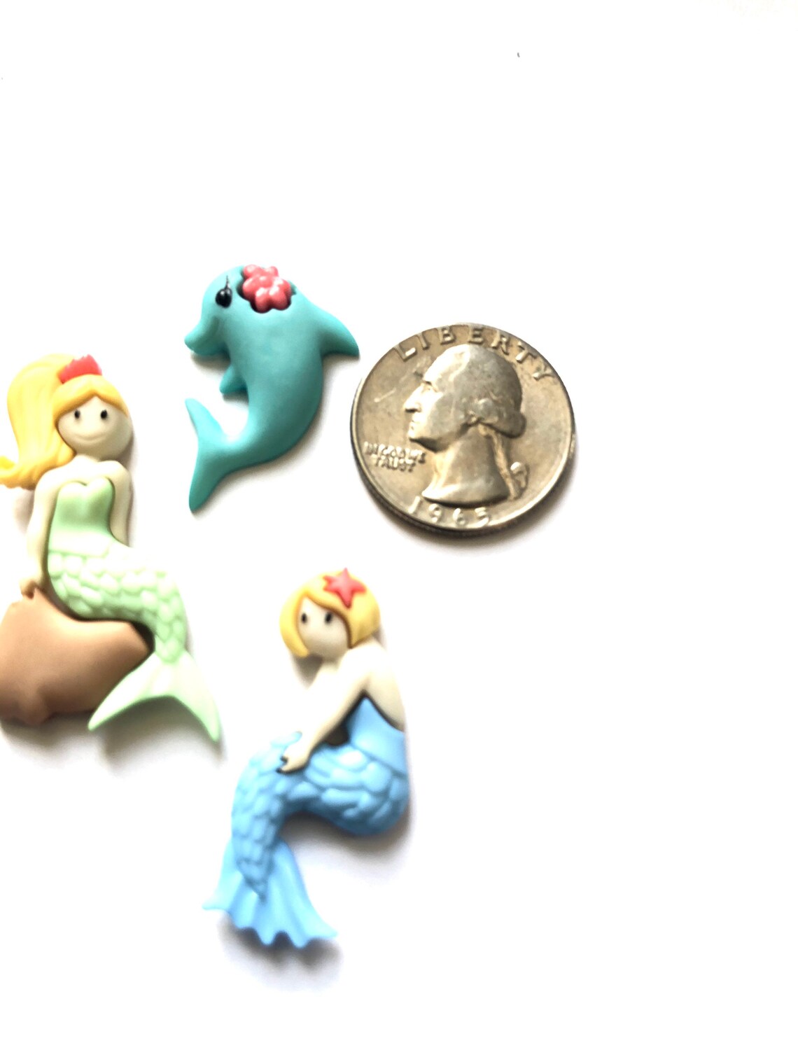 Mermaid Magnets Dolphin Magnets Beach Themed Magnets - Etsy