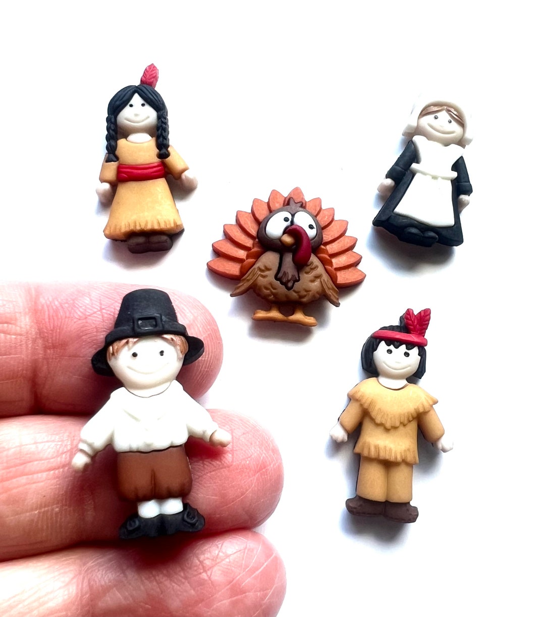 Pilgrims and Indians Magnets Thanksgiving Magnets Fridge - Etsy