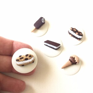 Ice Cream Magnets, Chocolate Ice Cream Magnets, Frozen Treats Magnets ...