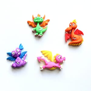 Cute Dragon Magnets, Flying Magnets, Fantasy Dragon, Kid's Magnets ...