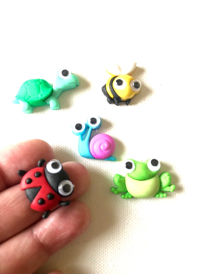 Garden Animals Magnets Googly Eyed Critters Love Bug Bee - Etsy