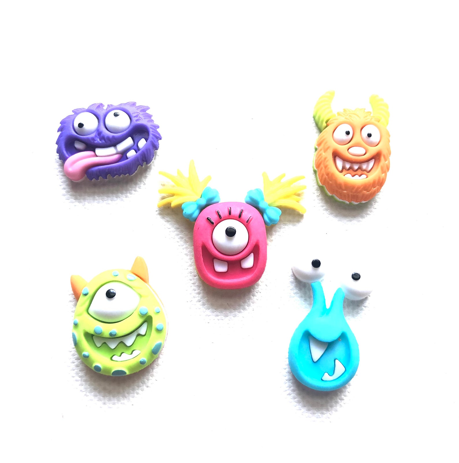 Monster Magnets Cute Monster One Eye Monster Colorful - Etsy
