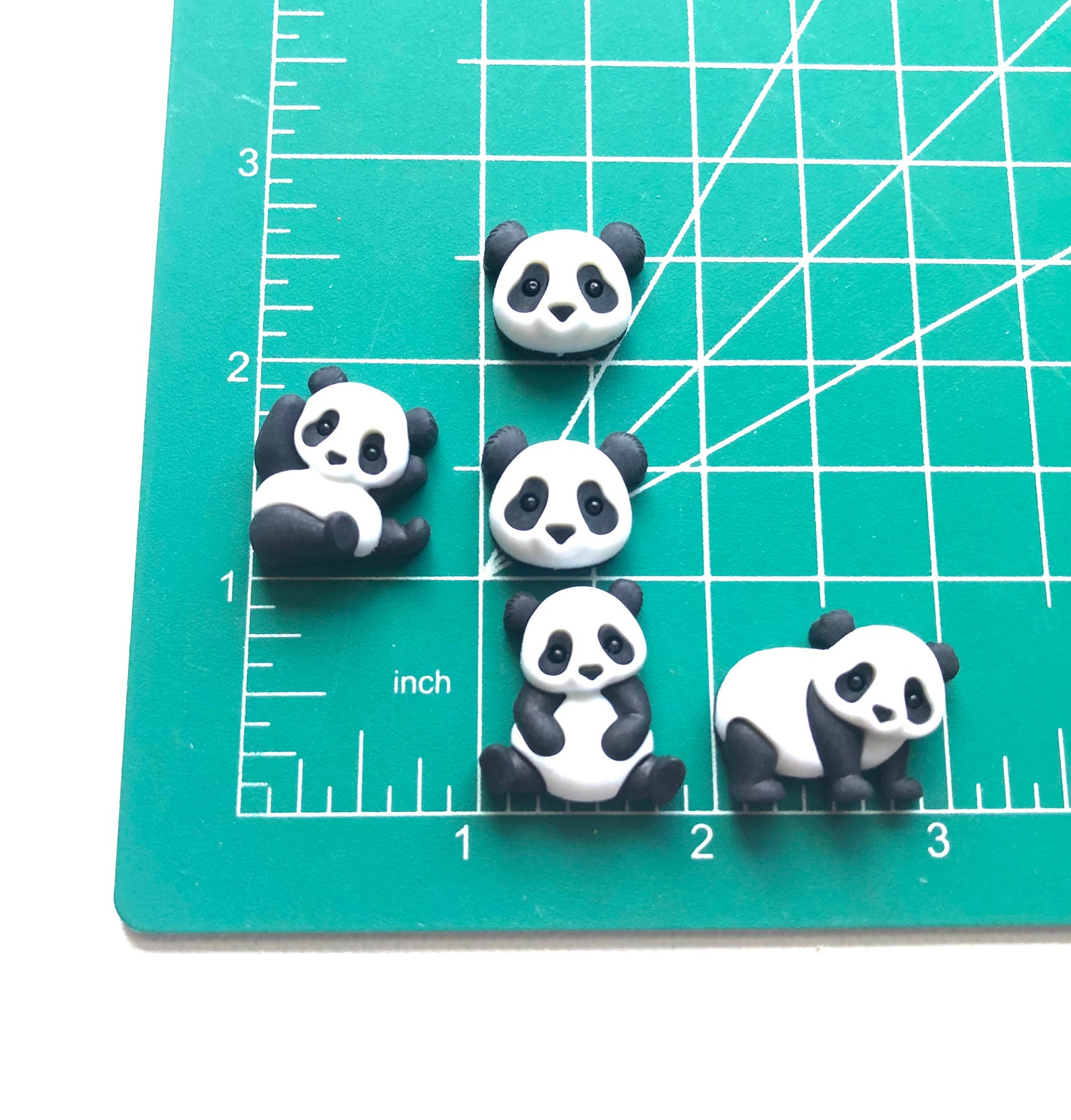 Panda Magnets, Cute Black and White Panda Magnets, Panda Thumbtacks ...