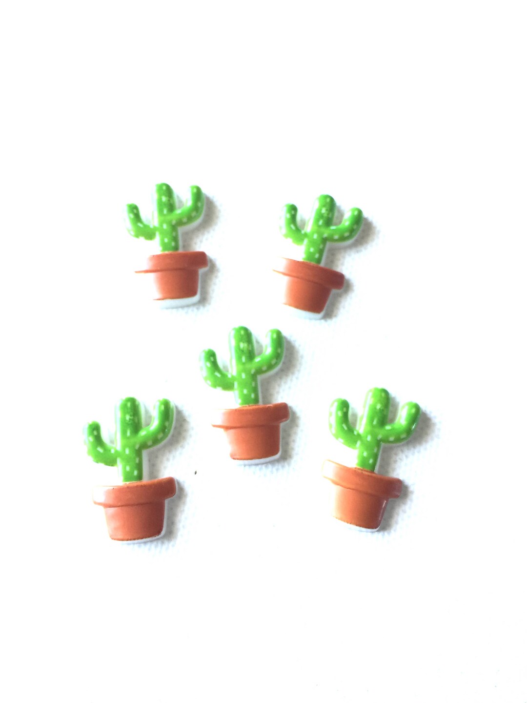 Cactus Magnets Tiny Potted Cacti Magnets Cactus Pushpins - Etsy