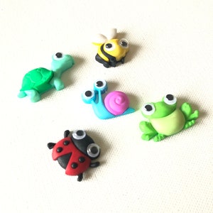 Garden Animals Magnets, Googly Eyed Critters, Love Bug, Bee, Frog ...