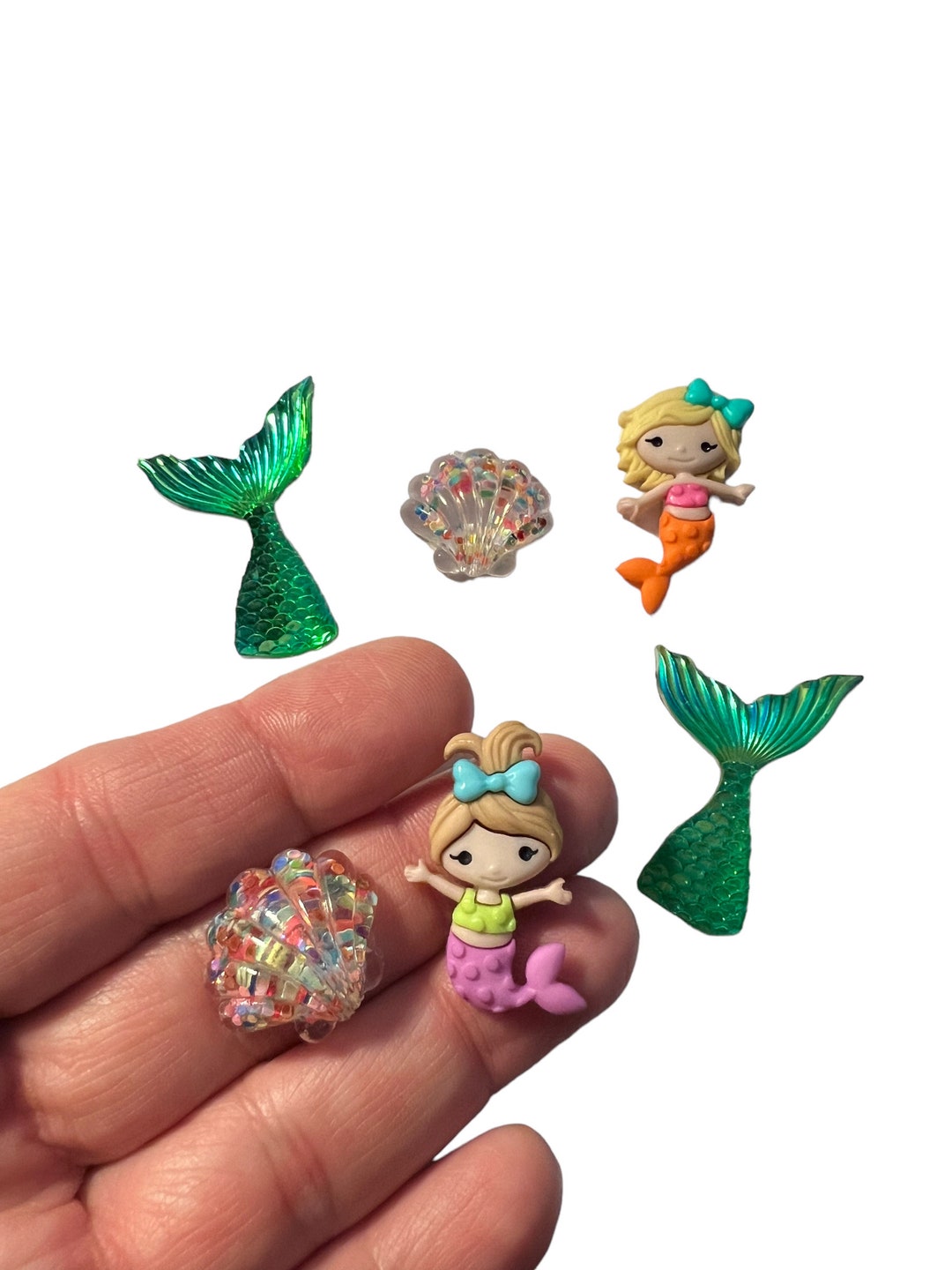 Mermaid Tail Magnets, Seashell Sea Theme Fridge Magnets, Set of 6 - Etsy