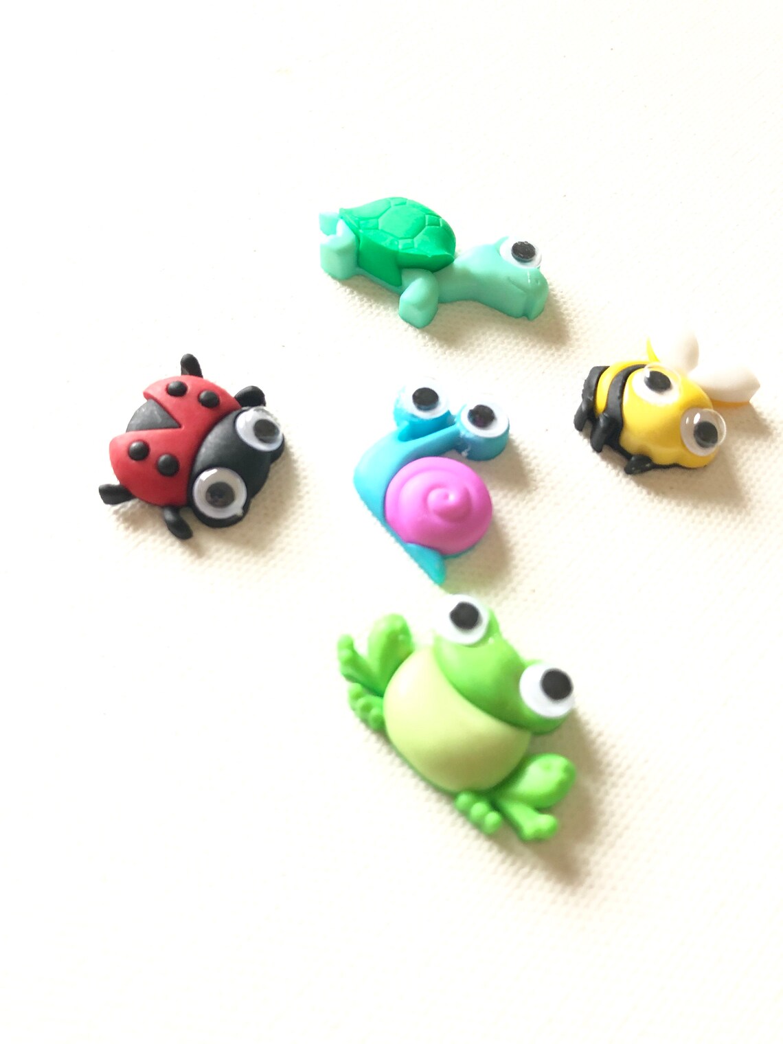 Garden Animals Magnets Googly Eyed Critters Love Bug Bee - Etsy