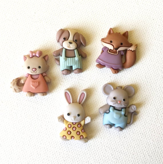 Cute Animal Magnets Animal Critter Magnets Mouse Magnets | Etsy