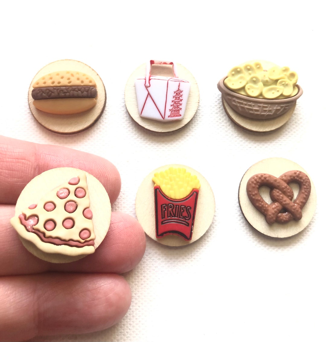 Junk Food Magnets, Fun Fridge, Refrigerator, Pushpins, Pizza, Chines ...