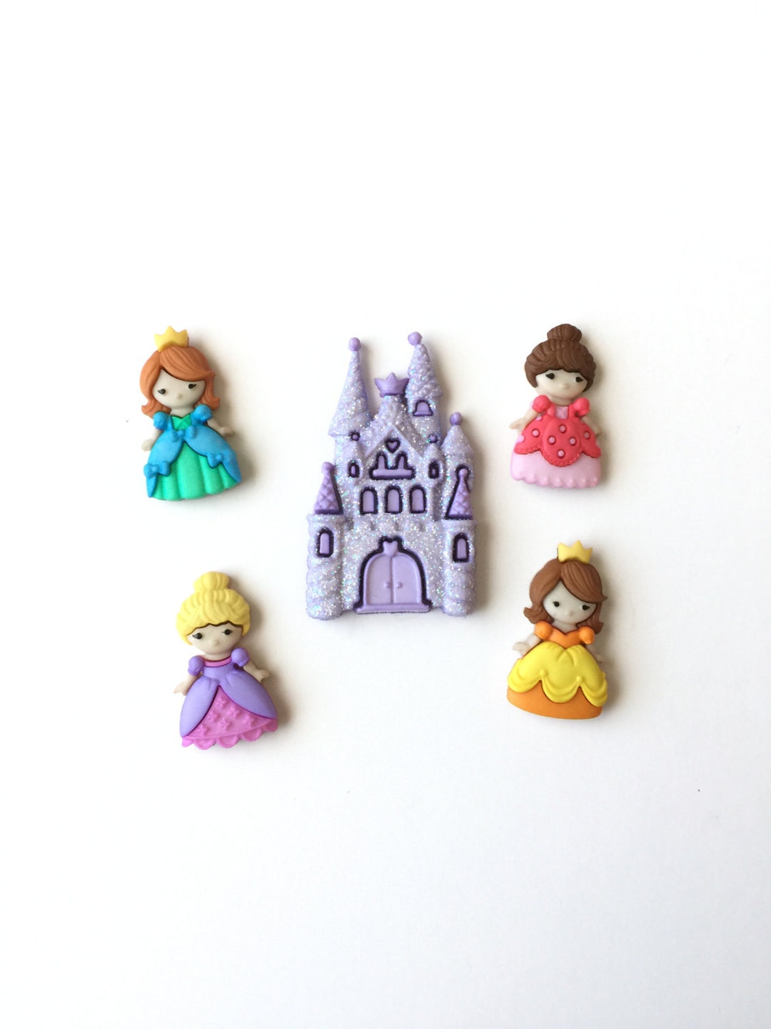 Princess Magnets, Castle, Fairy, Fantasy, Fridge, Push Pins, Thumbtacks ...