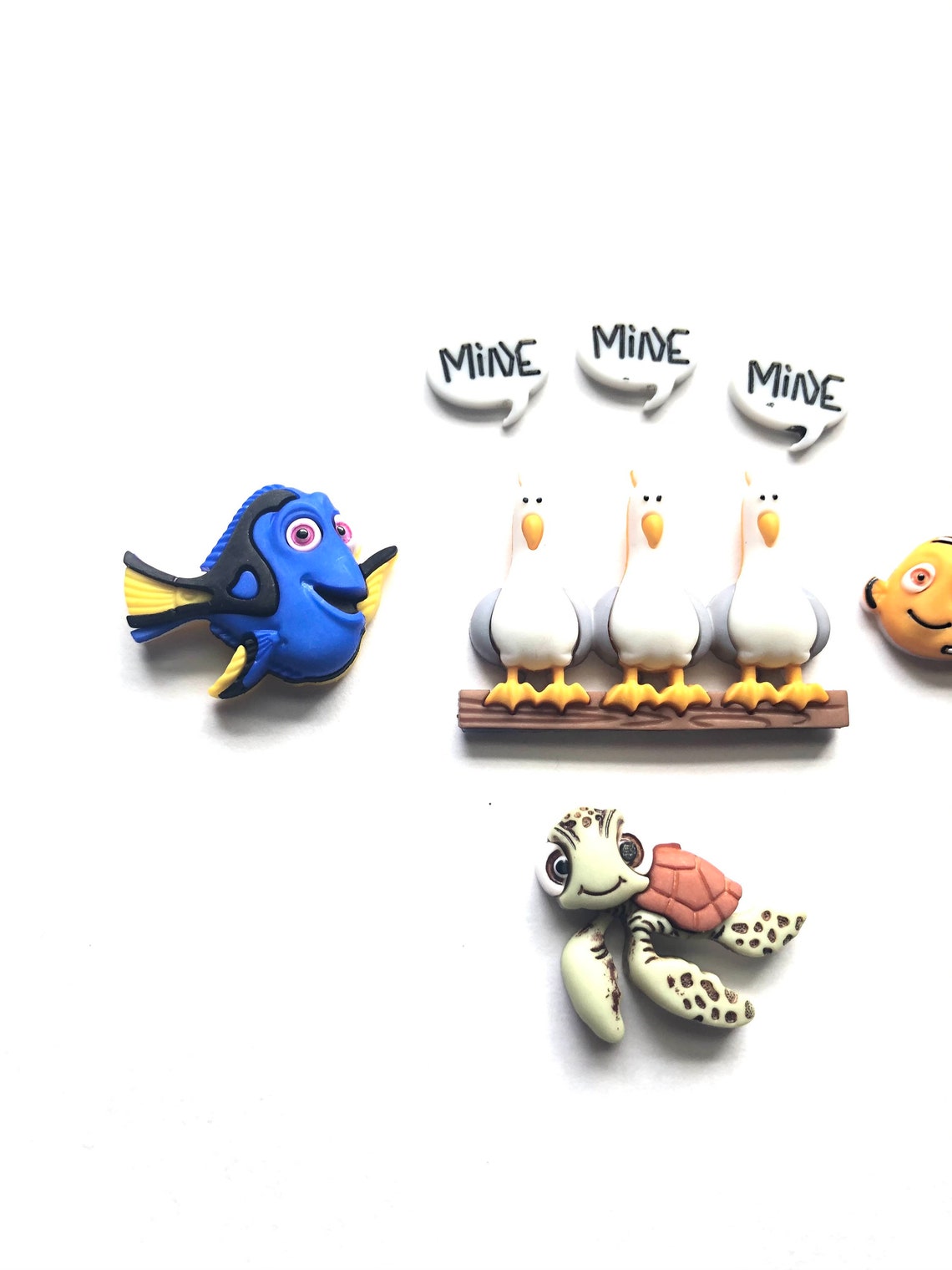 Finding Dory Magnets Finding Nemo Magnets Squirt Magnets | Etsy