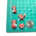 Fox Magnets, Resin Animal Pushpins, Fridge Decor (set of 5) - Etsy