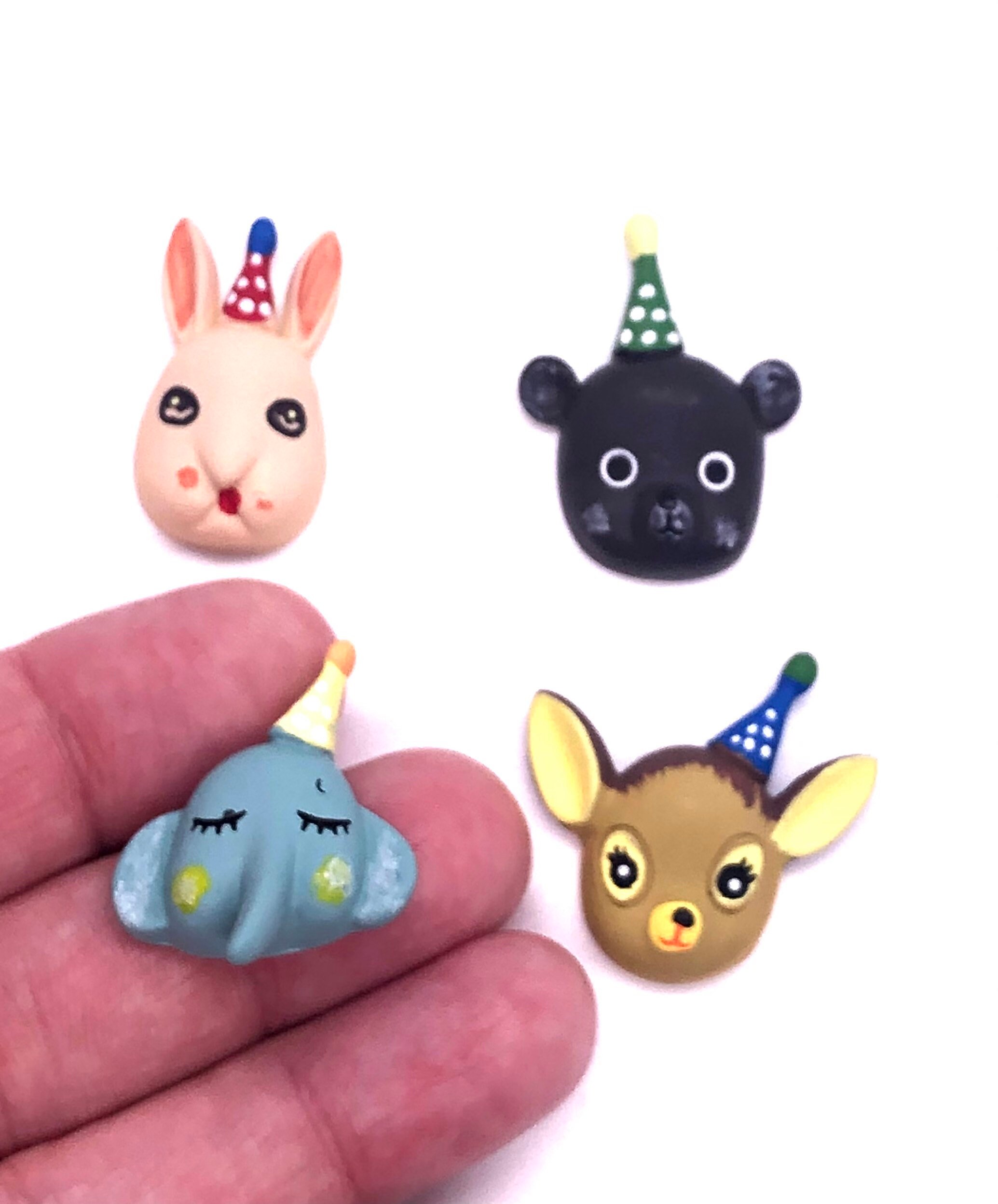 White Board Fridge Magnetic Calendar Bunny Birthday Animals Magnets ...