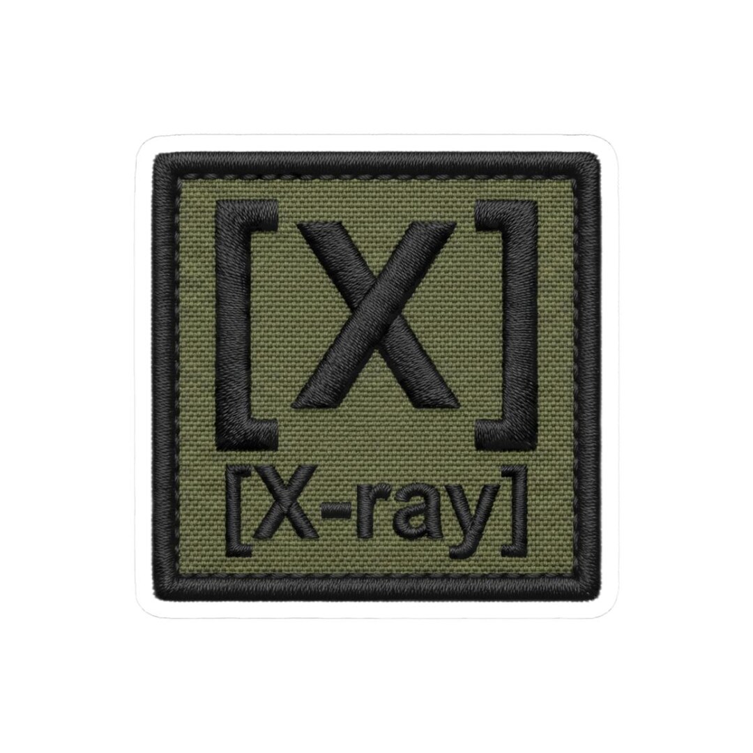 Embroidered Style Tactical Alphabet Patch Sticker - Military Callsign ...