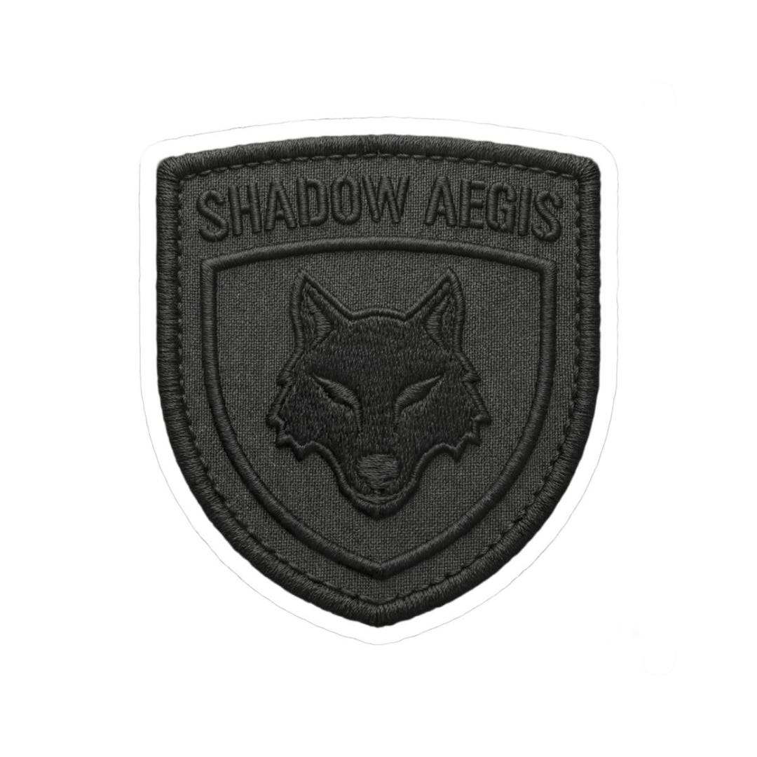 Tactical Wolf Patch Sticker - Shadow Aegis Stealth Design, Realistic ...