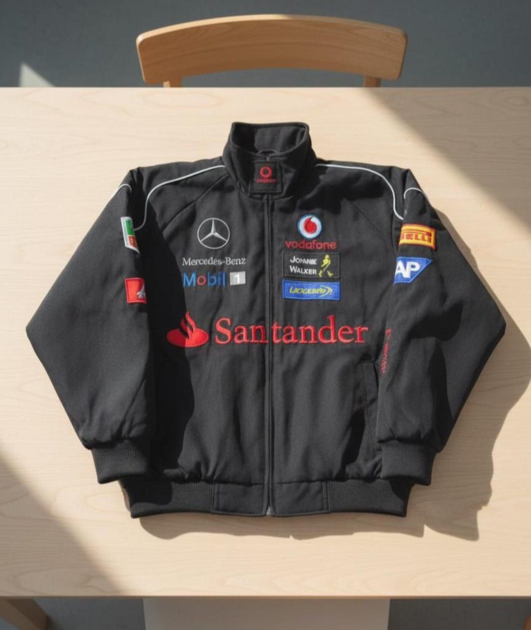 Nascar Mercedes AMG F1 Racing Jacket – Printed Sublimation Motor Sport ...