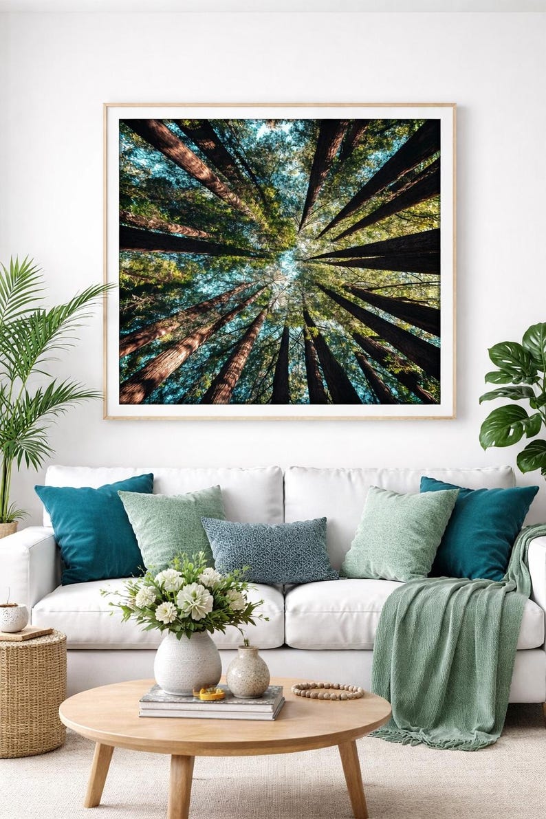 Woodland Trees Poster, Sustainable Paper - Unframed - Etsy UK