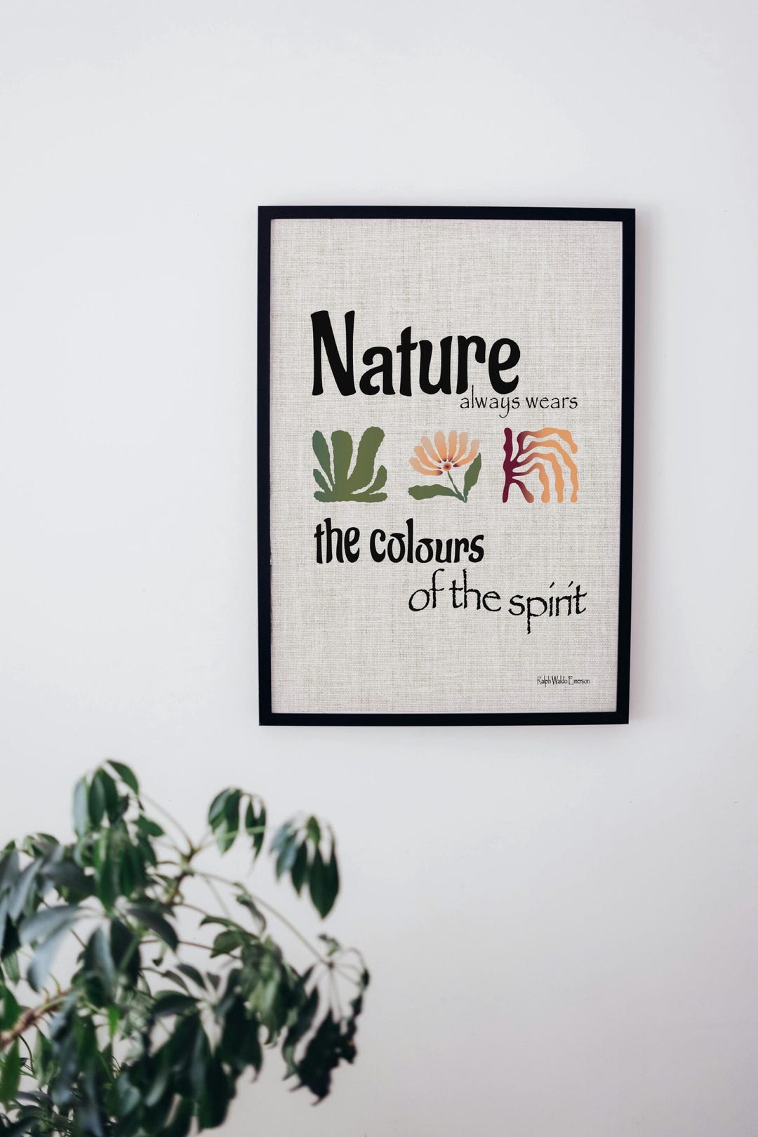 Nature Always Wears the Colours of the Spirit Digital Download Wall Art ...