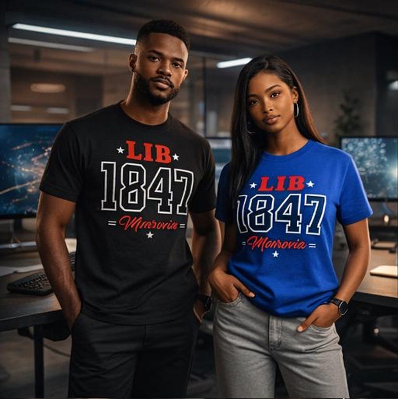 LIB 1847 Heritage Tee – Monrovia Edition - Etsy