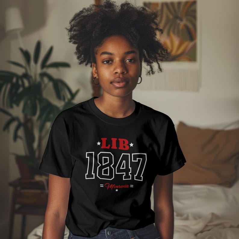 LIB 1847 Heritage Tee – Monrovia Edition - Etsy