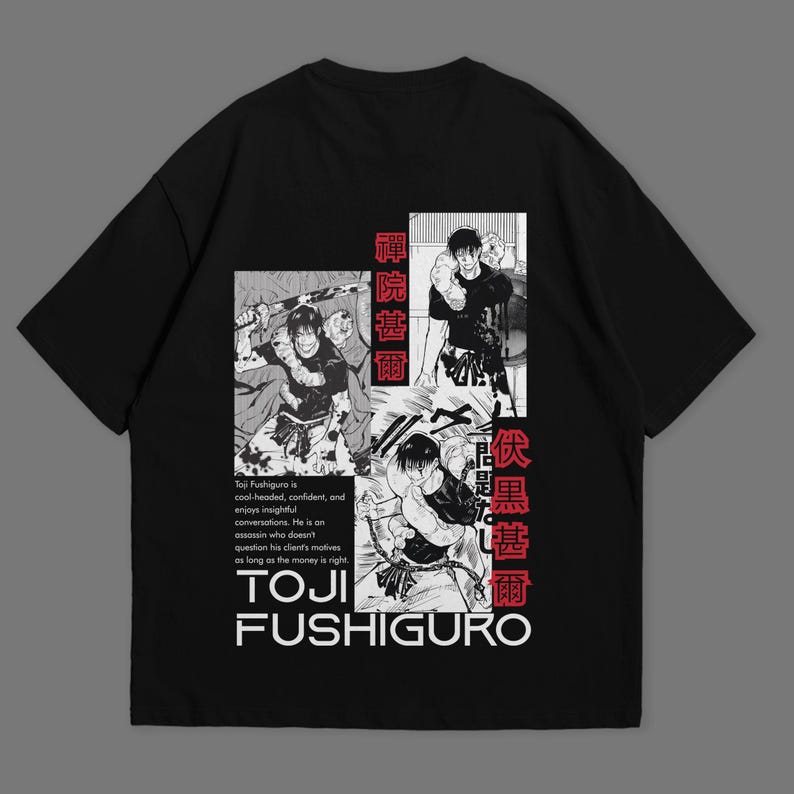 Toji Fushiguro Anime Vector: Layered SVG PNG EPS (digital Download) - Etsy