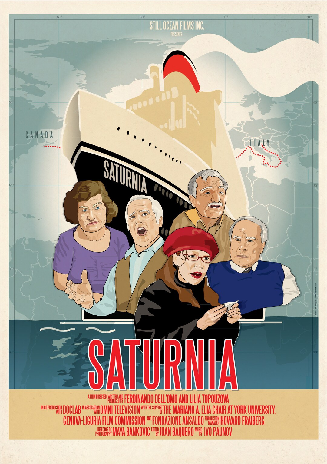Saturnia Movie Original Poster Artwork 60x90 Cm - Etsy
