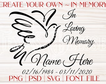 In Loving Memory Svg | Etsy