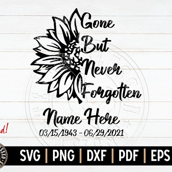 Sunflower Memorial - Etsy