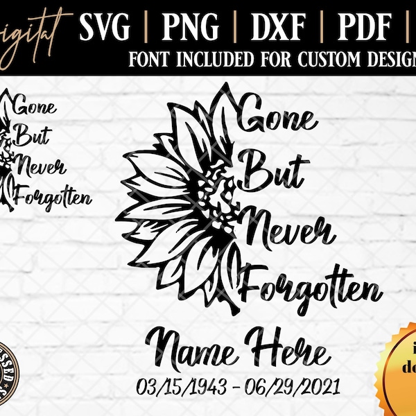 Never Forgotten Svg - Etsy