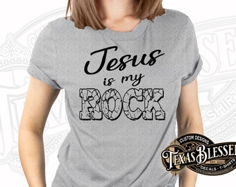 Jesus is My Rock | Etsy