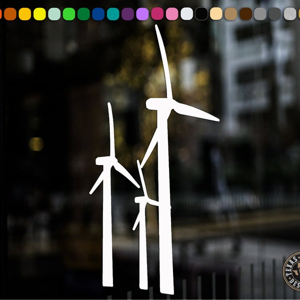 Windmill Decal - Etsy