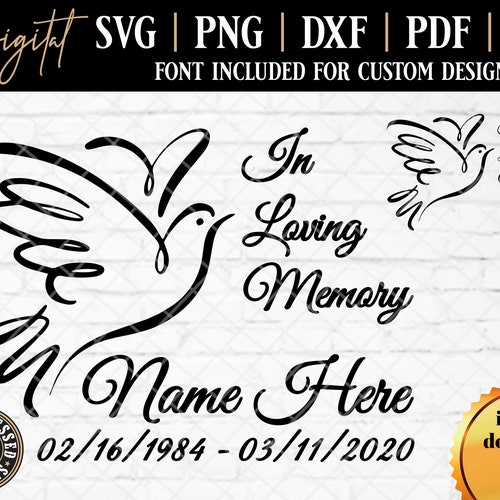 Memorial SVG Bundle in Loving Memory SVG Memorial Quotes - Etsy Australia