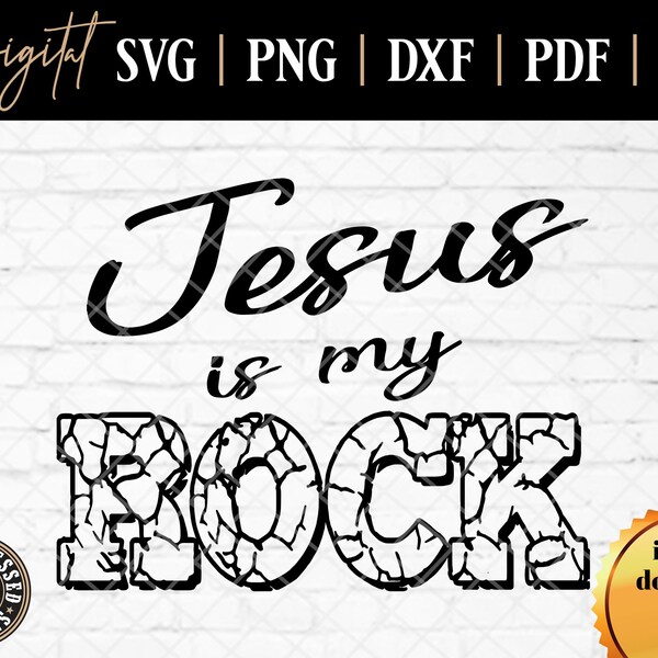Jesus is My Rock - Etsy