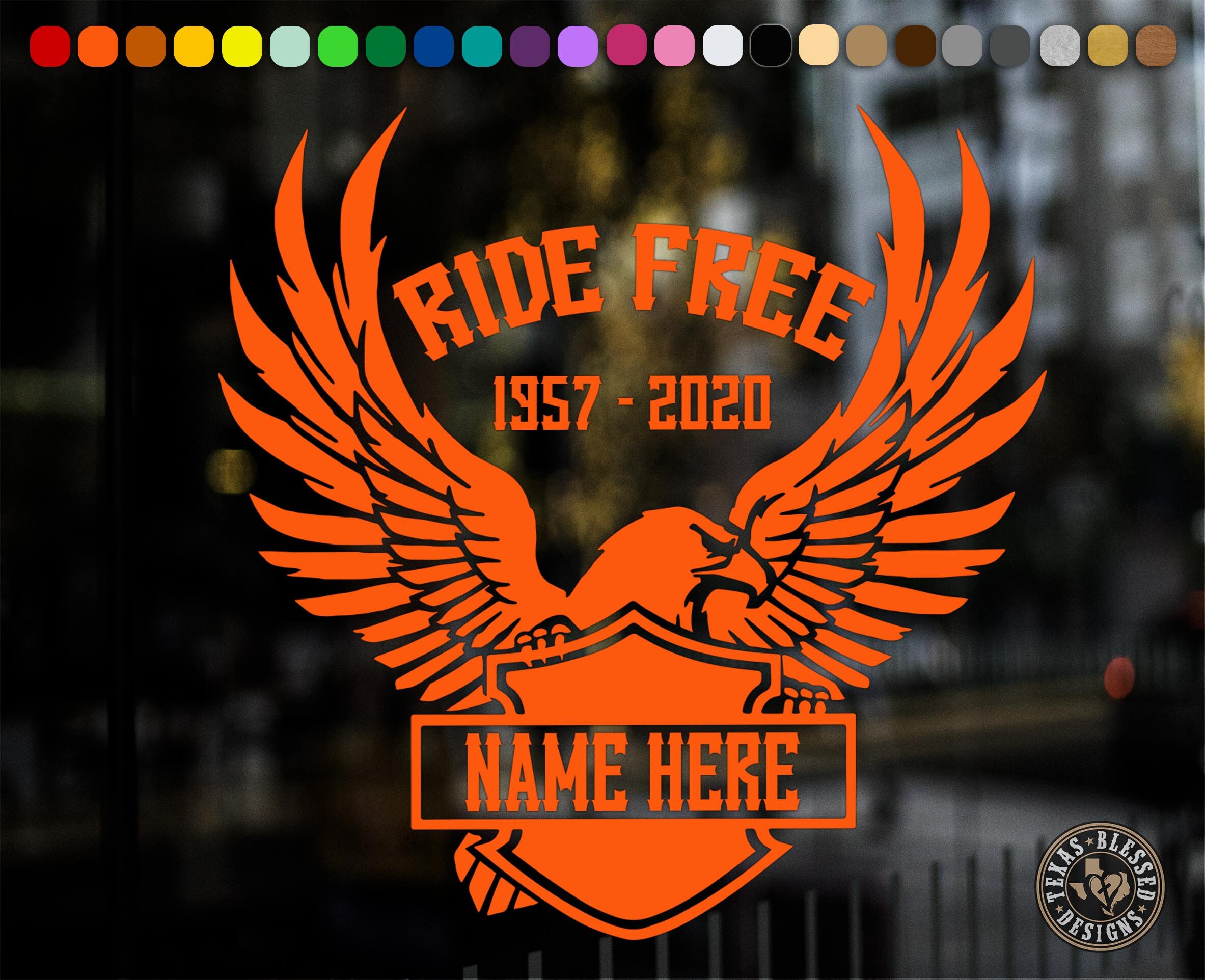 Free Harley Decal Clipart